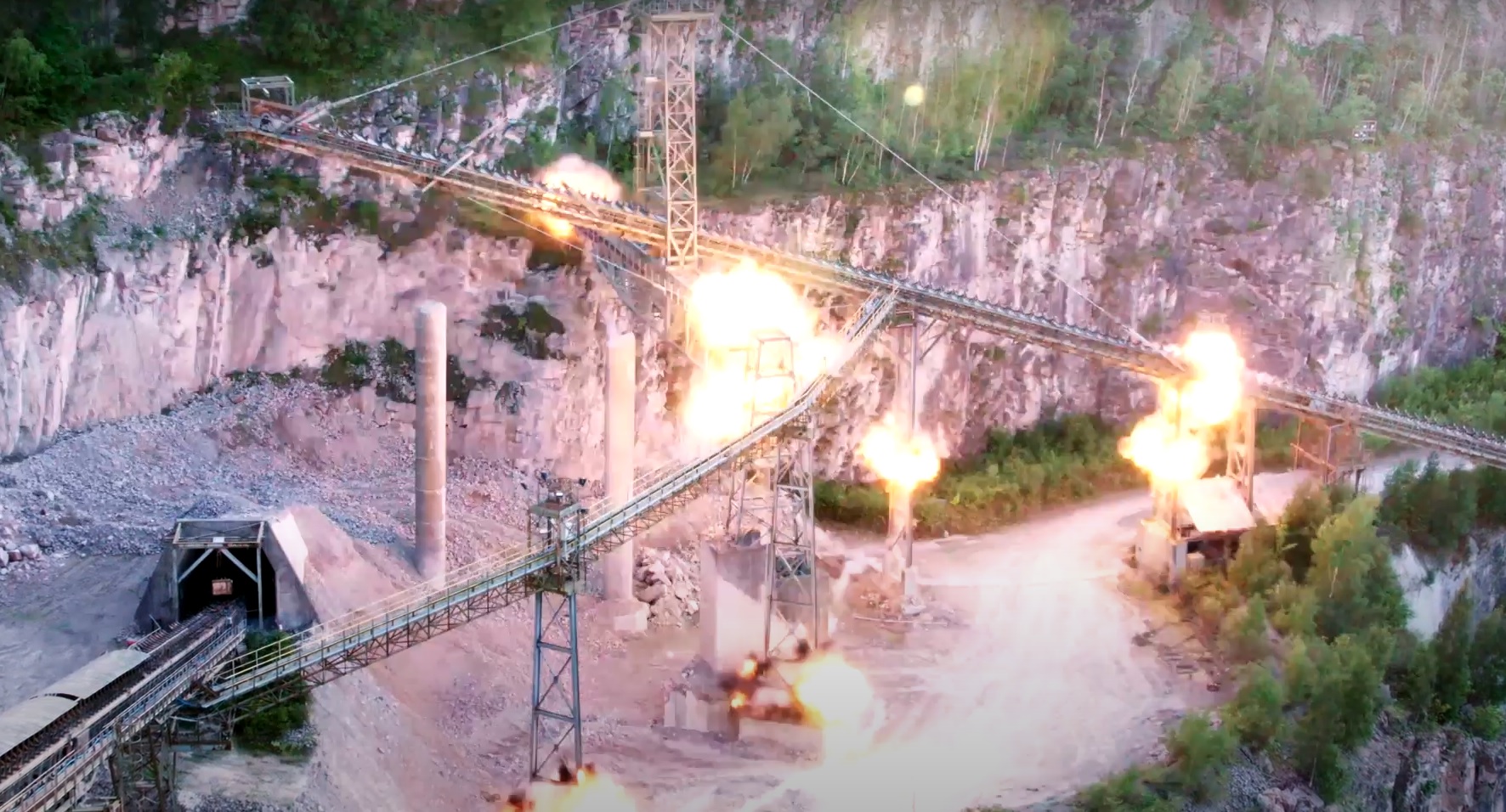 Pioneering explosives at Croft Quarry | Turn The Tables